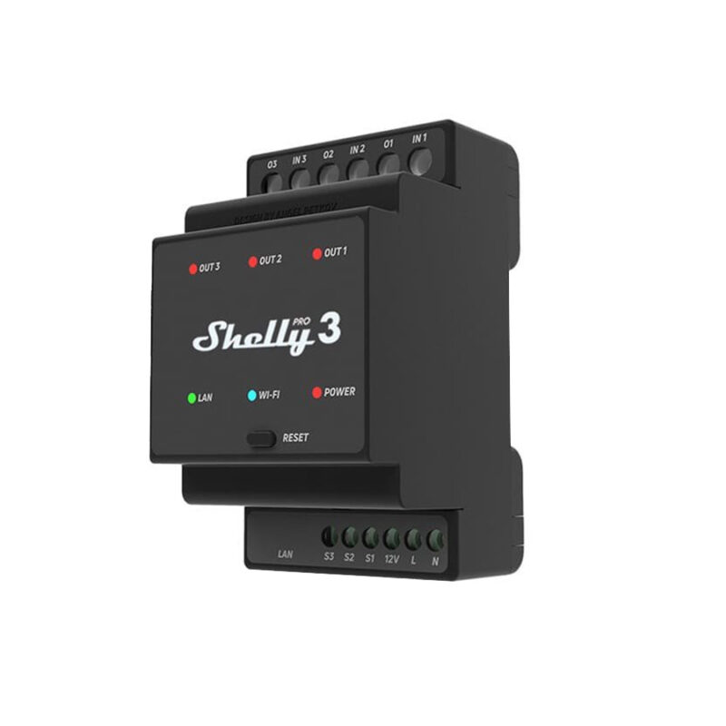 Shelly PRO 3 Relay Switch | SmartHome
