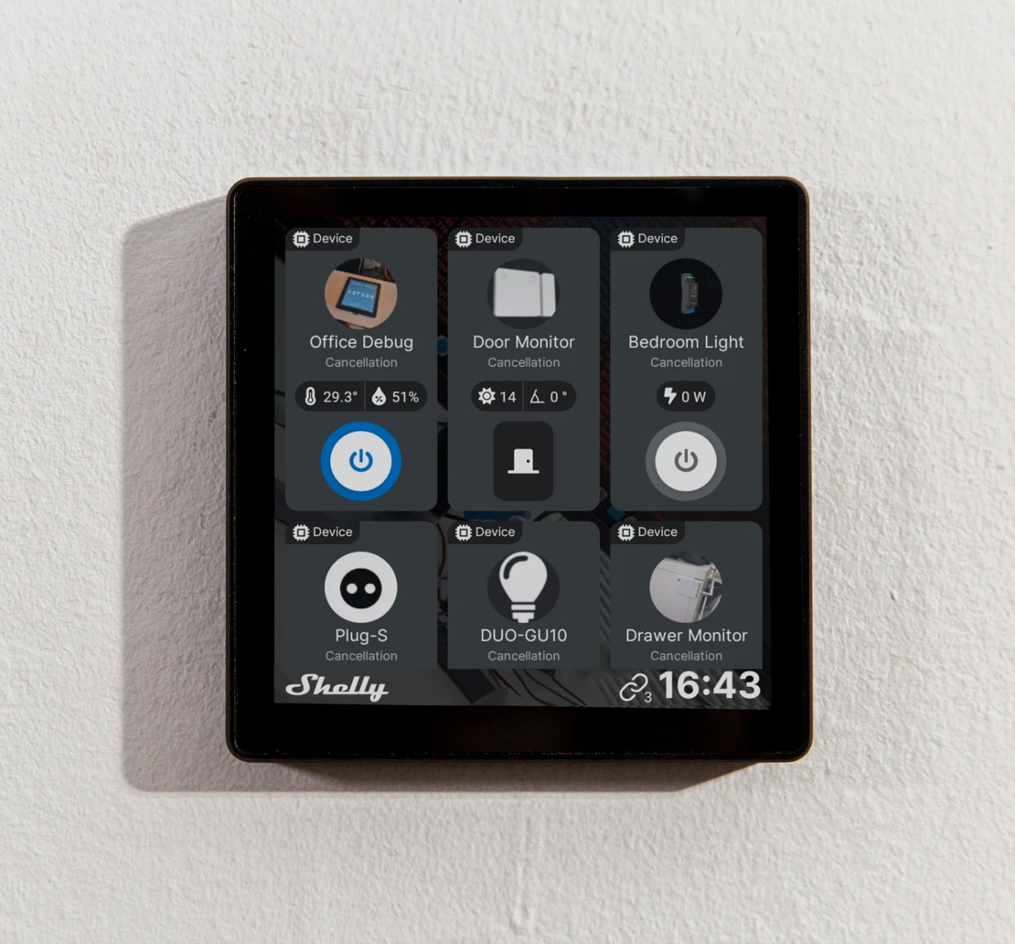 Shelly Wall Display - SmartHome