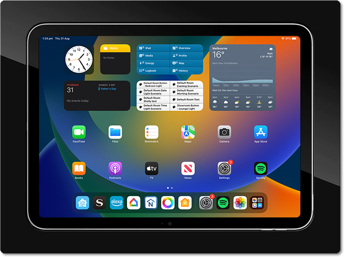 SimpliDock Wall Mount for iPad | SmartHome