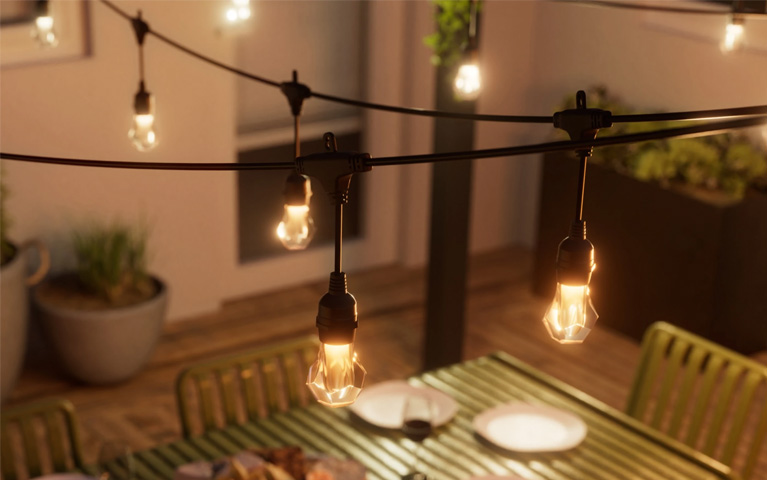 Nanoleaf Matter Outdoor String Lights (15m or 30m) | SmartHome