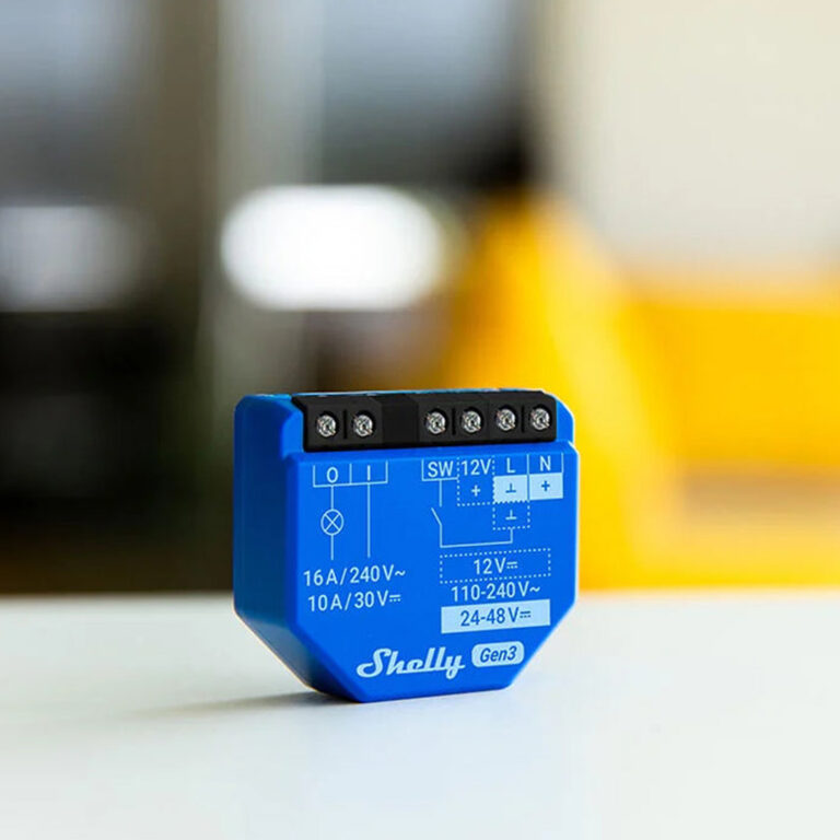 Shelly 1 Gen3 Wi-Fi Relay Switch - SmartHome