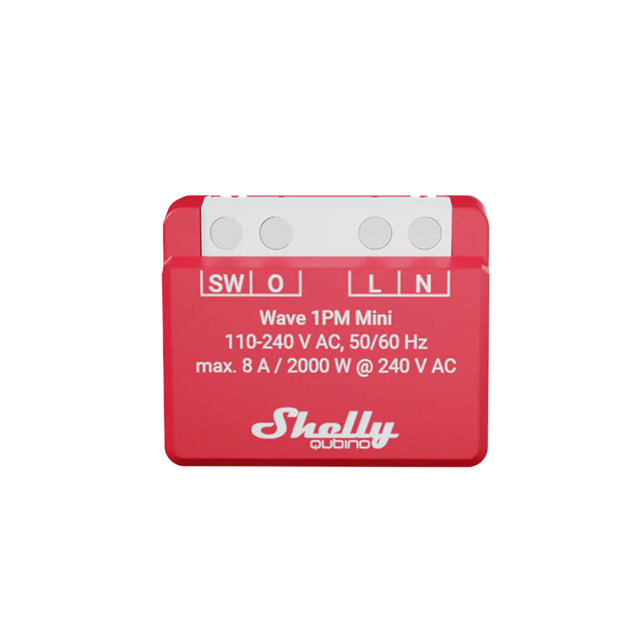Shelly Qubino Z-Wave 1PM Mini Relay Switch - SmartHome